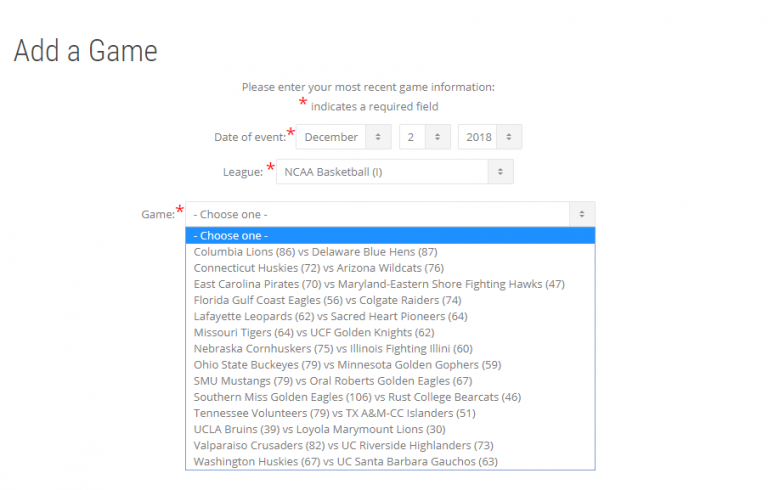 Live Game Data Now in the Database For Many Leagues! - The Sports Logbook