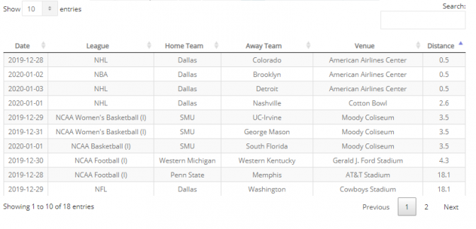 Introducing: GameFinder! - The Sports Logbook